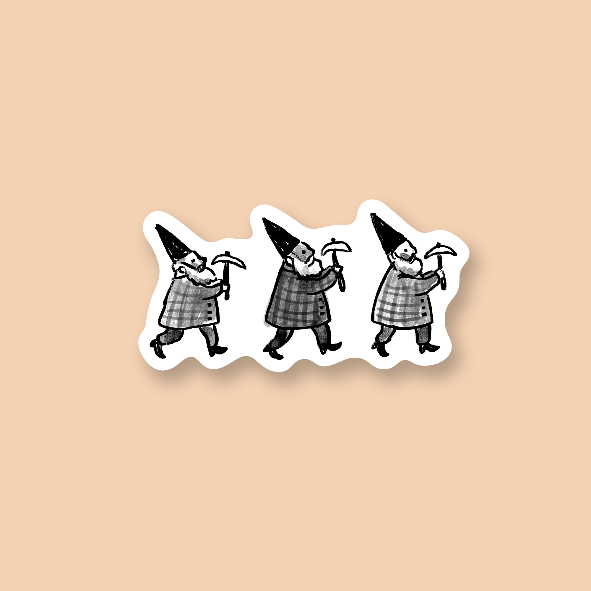 Mining Gnomes Sticker – Phoebe Wahl