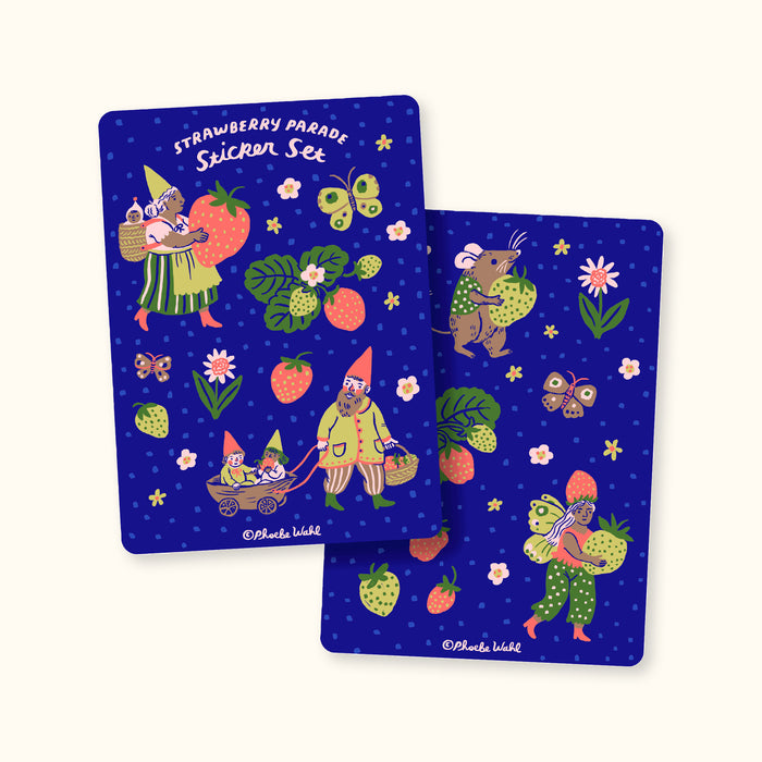 Strawberry Parade Sticker Set