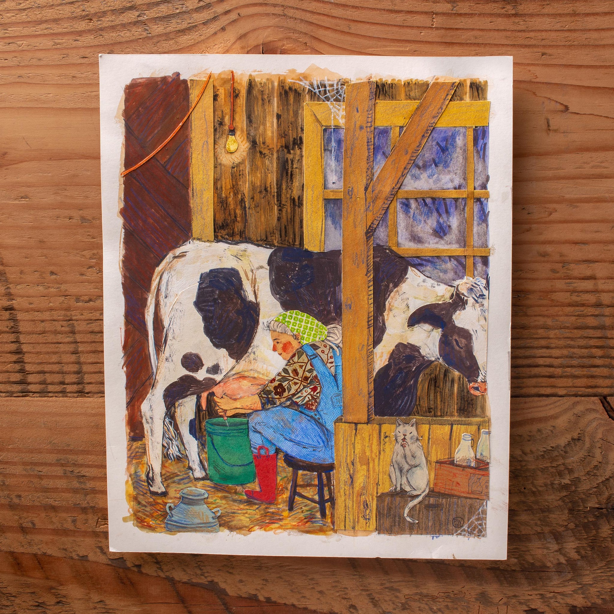 Milking Original Art